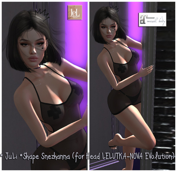 Second Life Marketplace - * JuLi *Shape Snezhanna (for Head LELUTKA-NOVA EVolution)